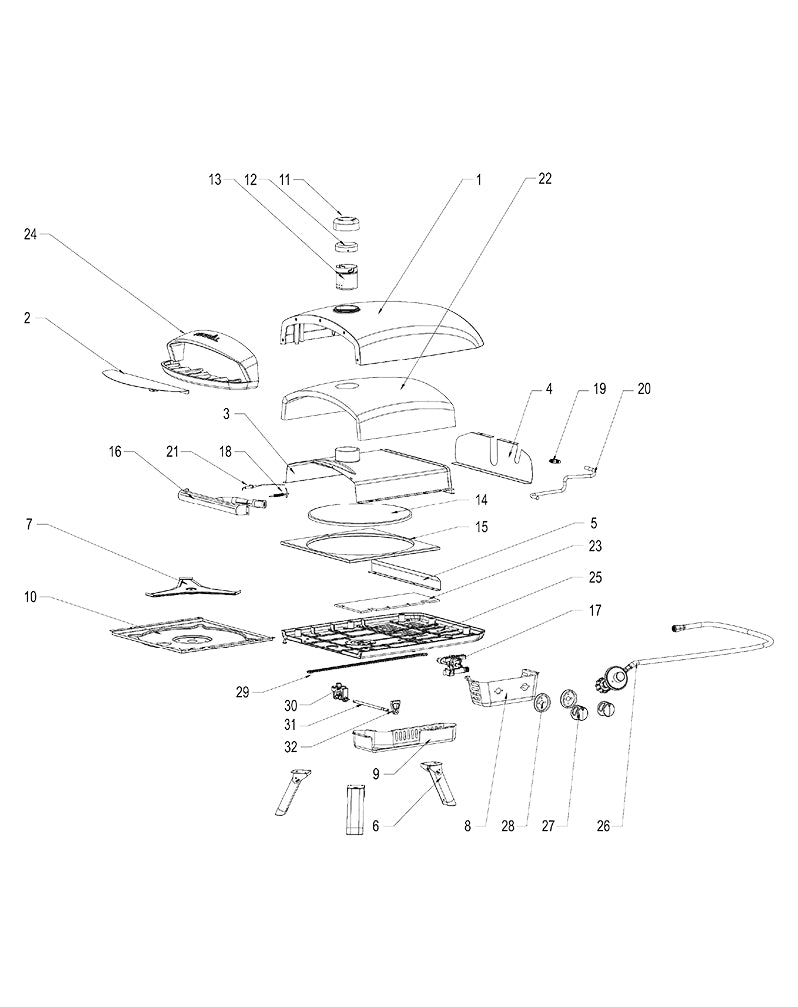 Replacement Grill Parts for Nexgrill 820-02003